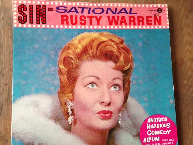 Rusty Warren Sinsational Vinyl Record - Etsy