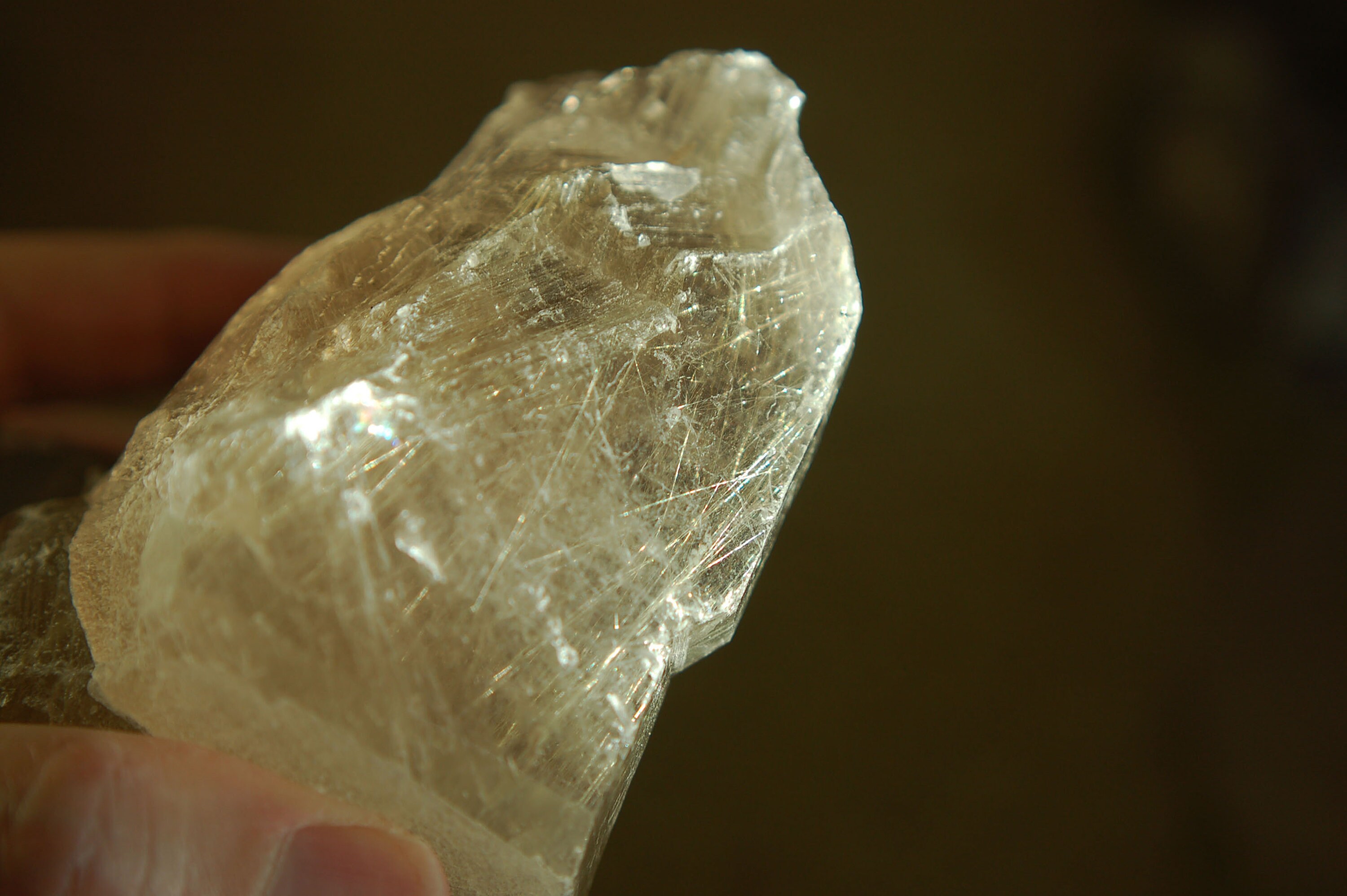 Large Rutilated Smoky Quartz Cluster- Natural Crystal - 1,916 Grams, 4. ...