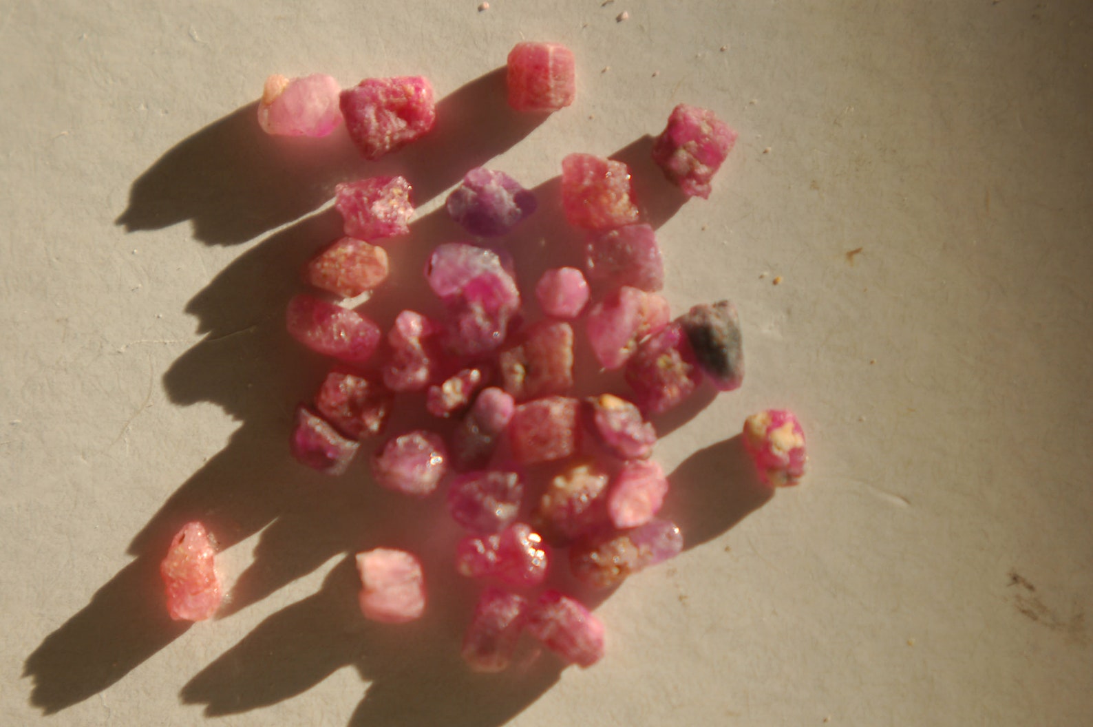 Mogok Sapphire/ruby Crystals Bulk Lot - Natural Crystals - Very Good ...