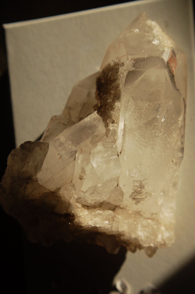 Large Double DT Quartz Crystal Cluster - Natural Crystal - Large 1,367 ...