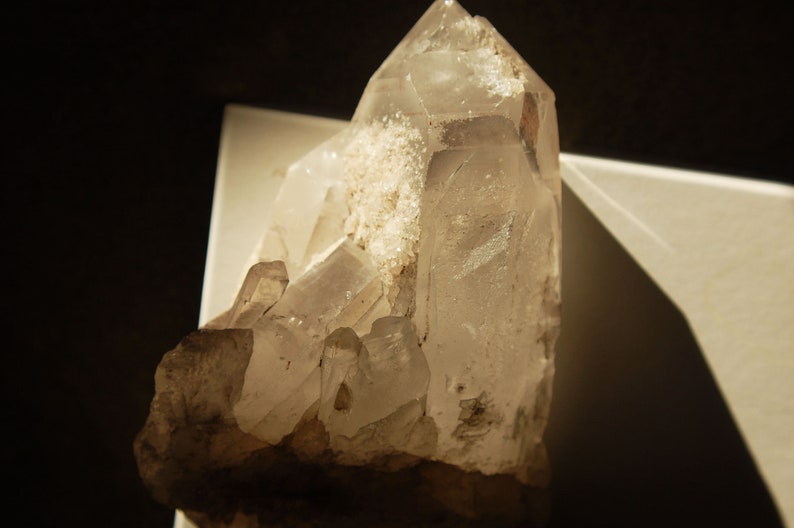 Large Double DT Quartz Crystal Cluster - Natural Crystal - Large 1,367 ...