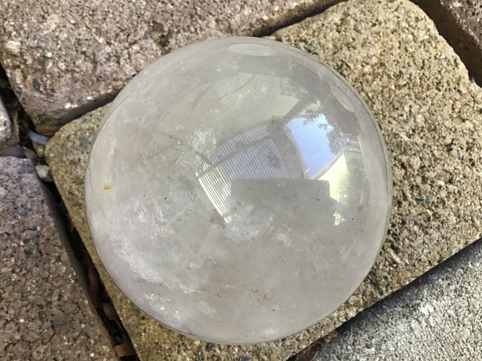 Quartz Crystal Ball/sphere Natural Crystal 3 3/8 Inches | Etsy