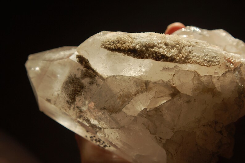 Large Double DT Quartz Crystal Cluster - Natural Crystal - Large 1,367 ...