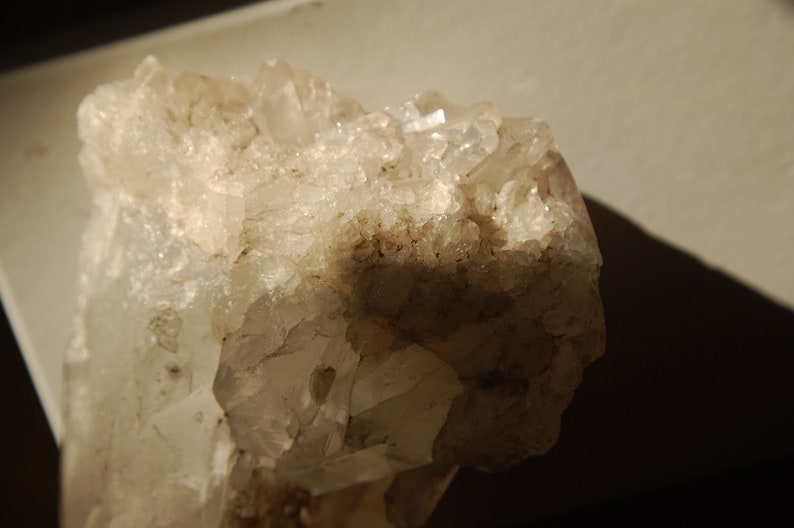 Large Double DT Quartz Crystal Cluster - Natural Crystal - Large 1,367 ...
