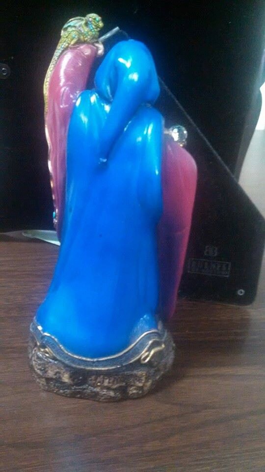 3 Pieces: Windstone Editions Peacock Wizard Dragon Blue/purple Crystal ...