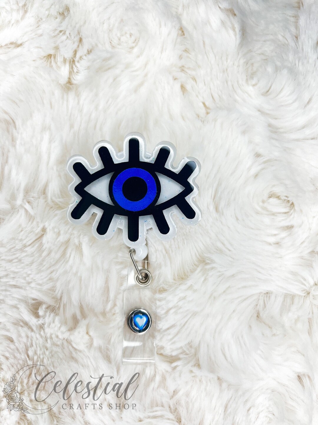 Evil Eye Badge Reel | Mal De Ojo Badge Reel | Badge Accessory | Nurse ...