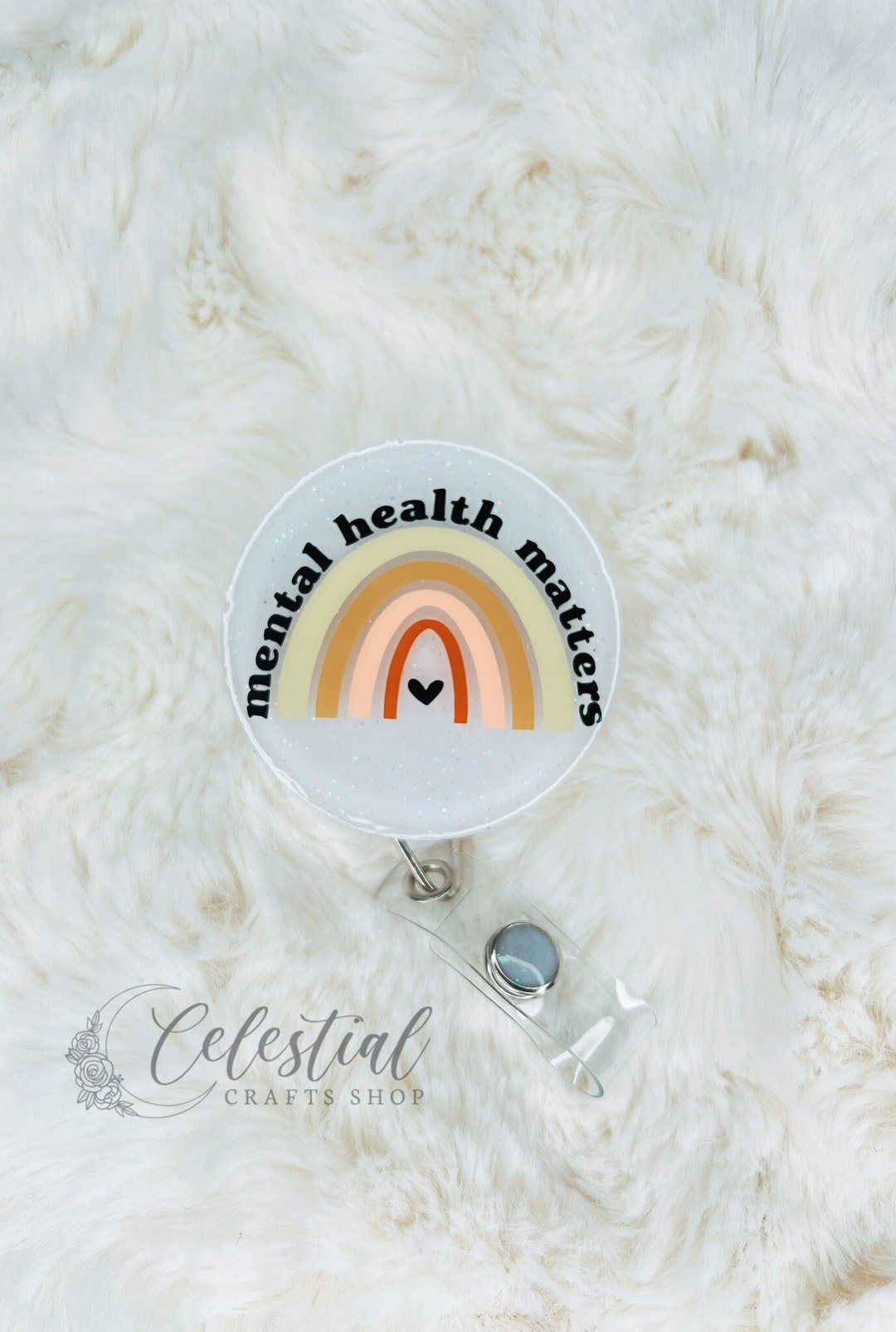 Boho Mental Health Matters Badge Reel | Psychiatry Badge Reel ...
