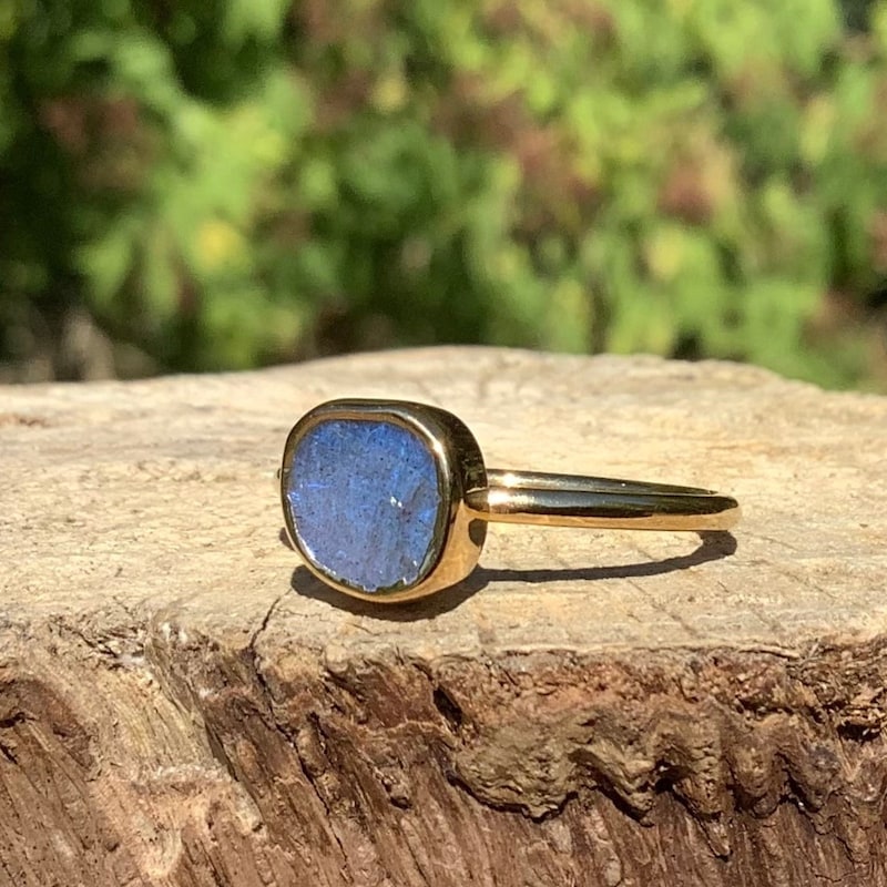 Raw Stone Rings - Etsy