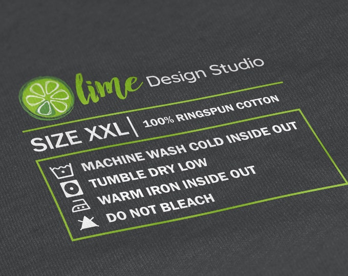 CUSTOM NECK LABEL Transfer Affordable Custom Neck Tag for T Shirt and ...