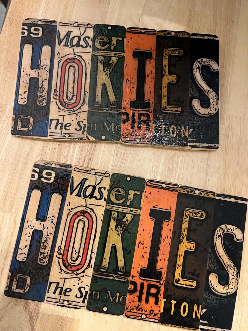 Hokie Wall Decor - Etsy