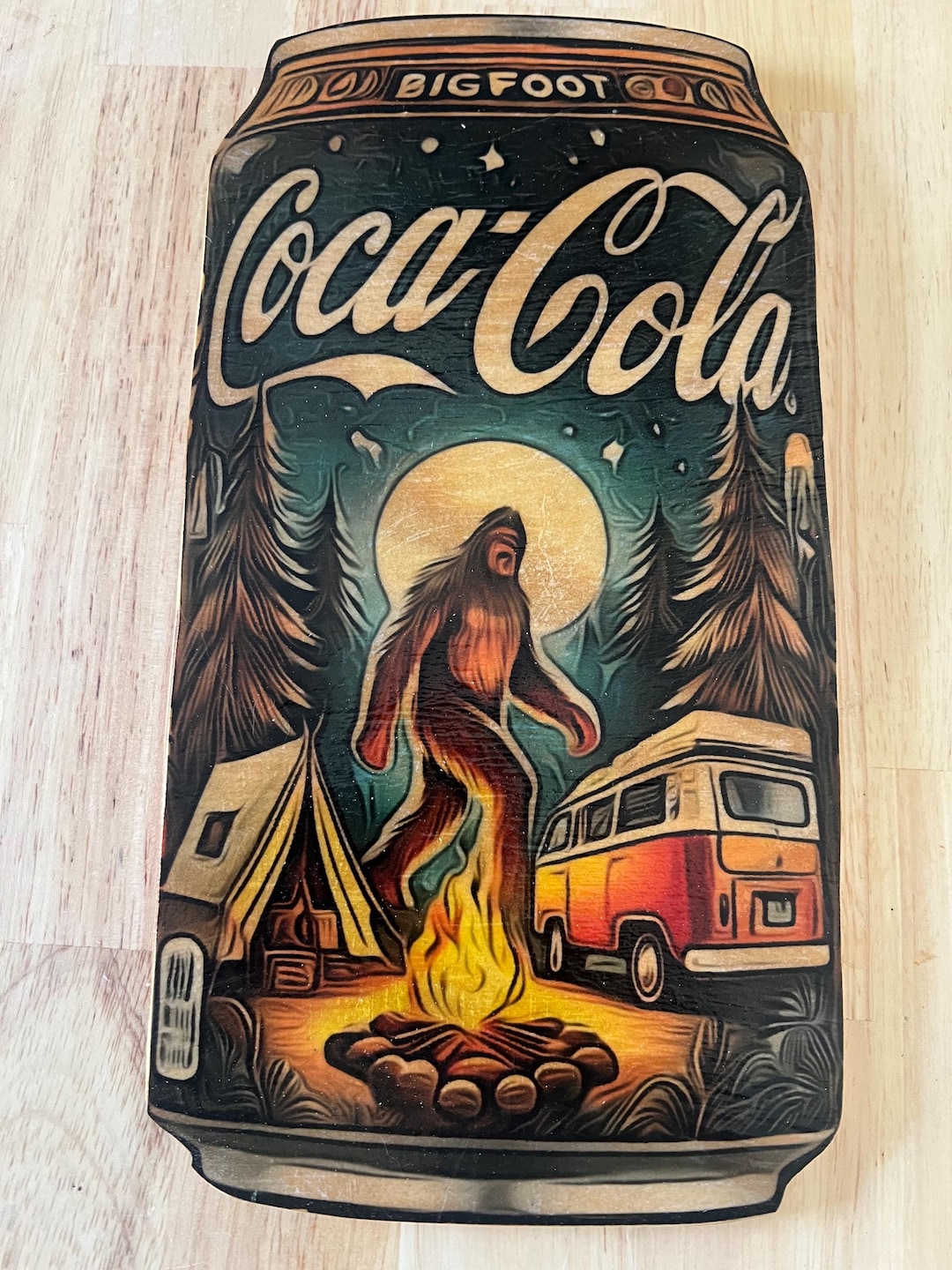 Bigfoot Coca-cola Wall Decor - Etsy