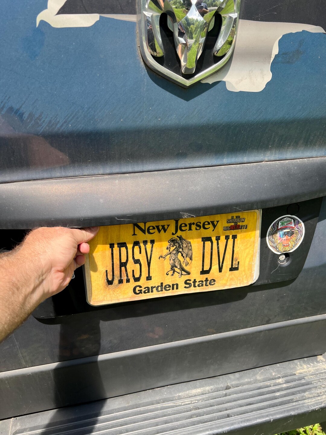 Wooden License Plate “jersey Devil” Wall Decor - Etsy