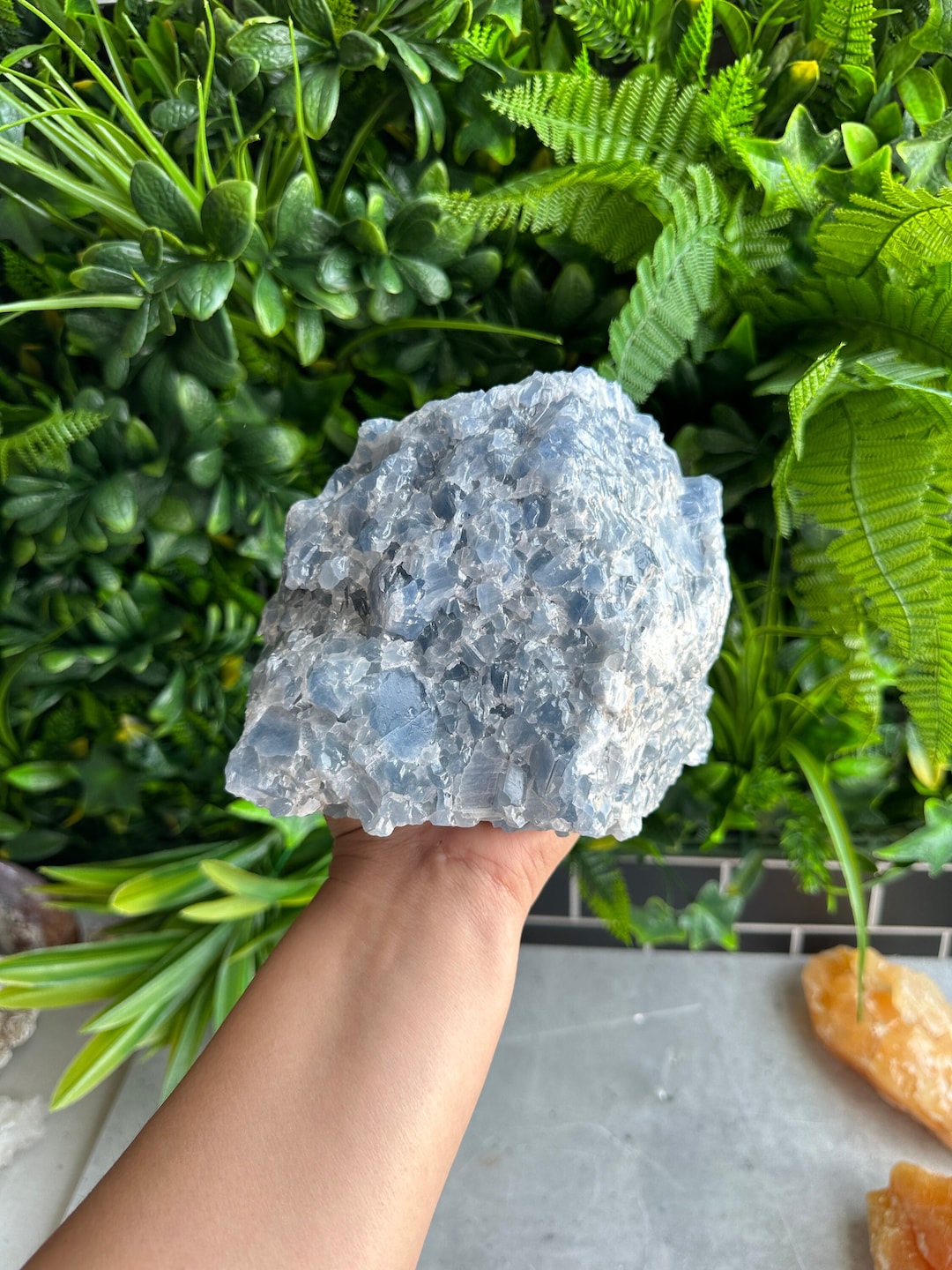 2247g Rough Blue Calcite Freeform, Raw Stone, Stone of Creativity - Etsy