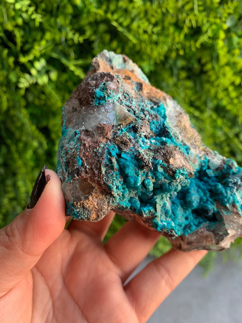 308g Raw Chrysocolla Specimen on Matrix Rough Stone Stone of - Etsy