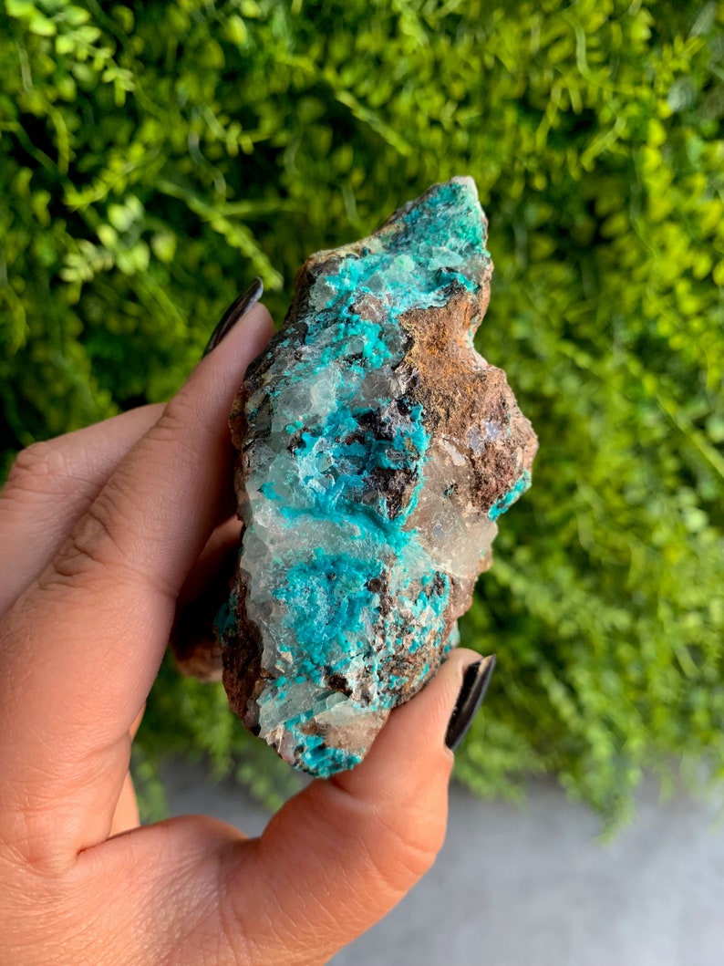 308g Raw Chrysocolla Specimen on Matrix Rough Stone Stone of - Etsy