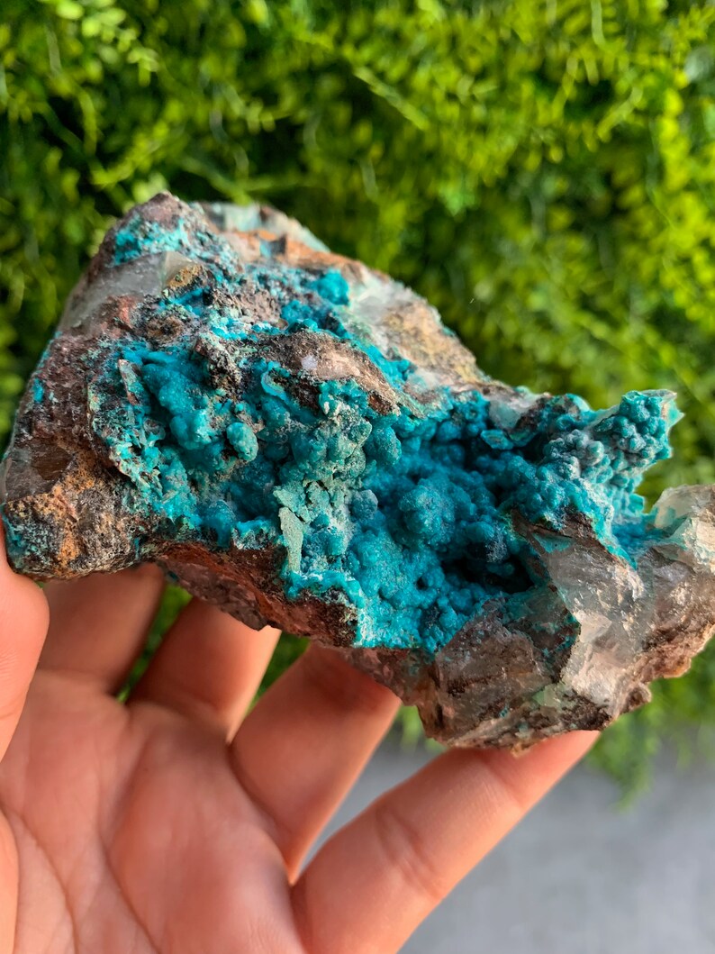 308g Raw Chrysocolla Specimen on Matrix Rough Stone Stone of - Etsy