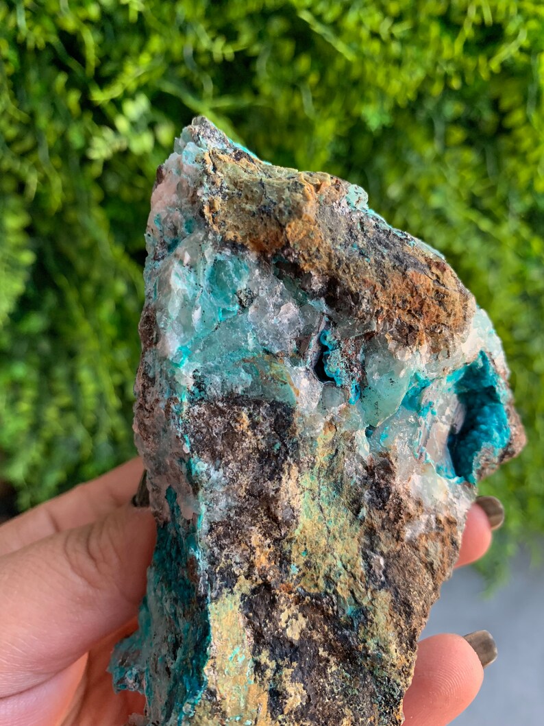 308g Raw Chrysocolla Specimen on Matrix Rough Stone Stone of - Etsy