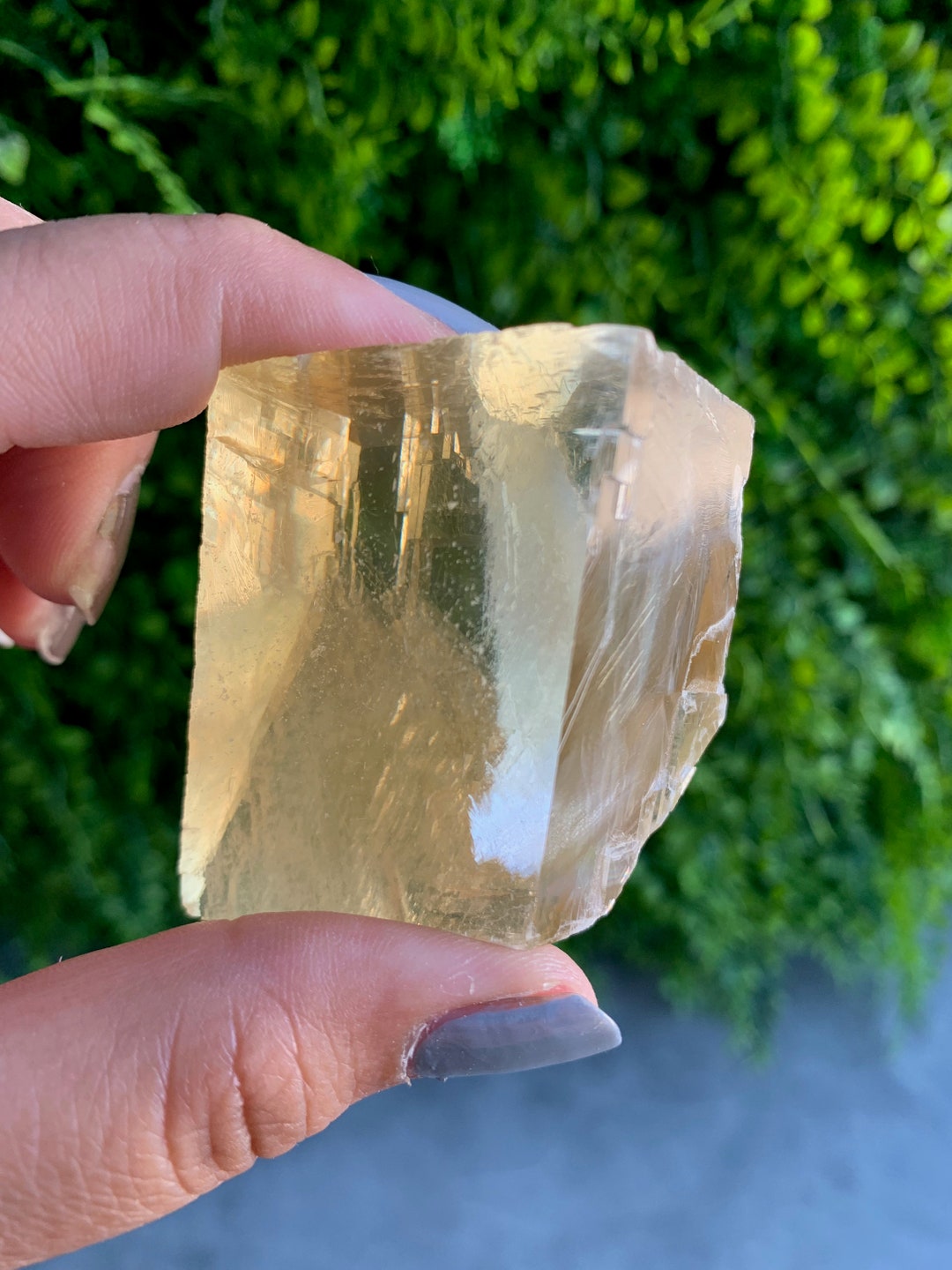 Optical Honey Calcite Freeform: Schiller Stone of Clarity, Mexico (100g ...