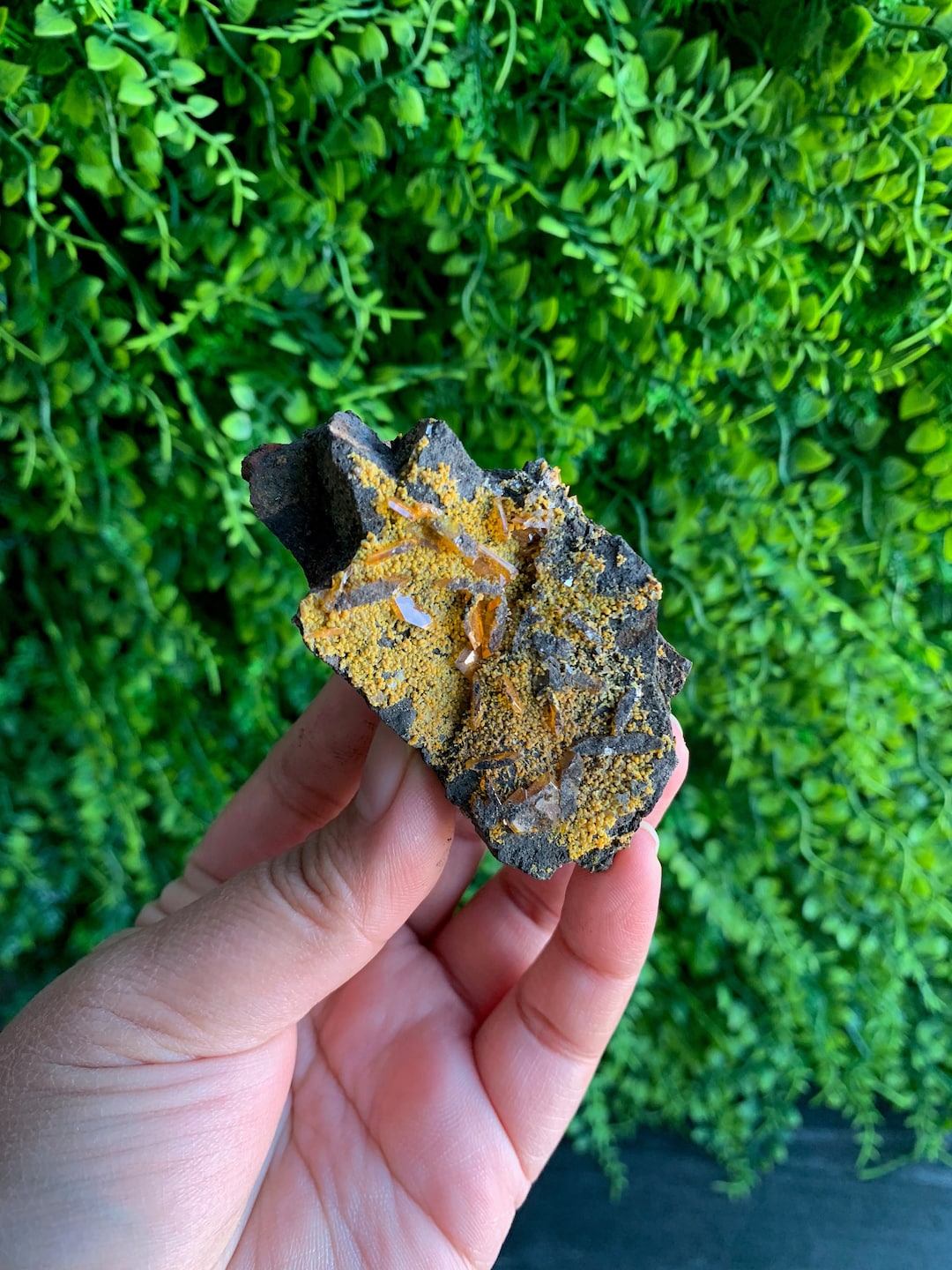 84g Rare Tabular Wulfenite Specimen on Matrix, Collectors Item, Stone ...