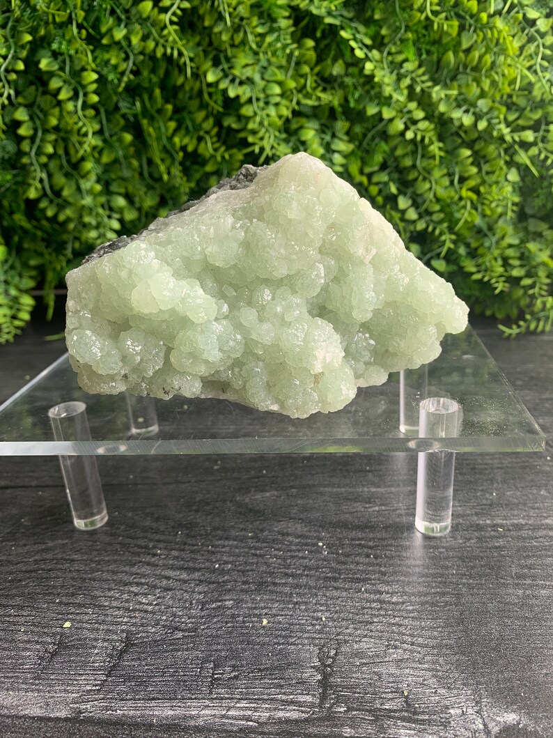 882g Bowtie Prehnite Cluster Pastel Green Collectors Item - Etsy