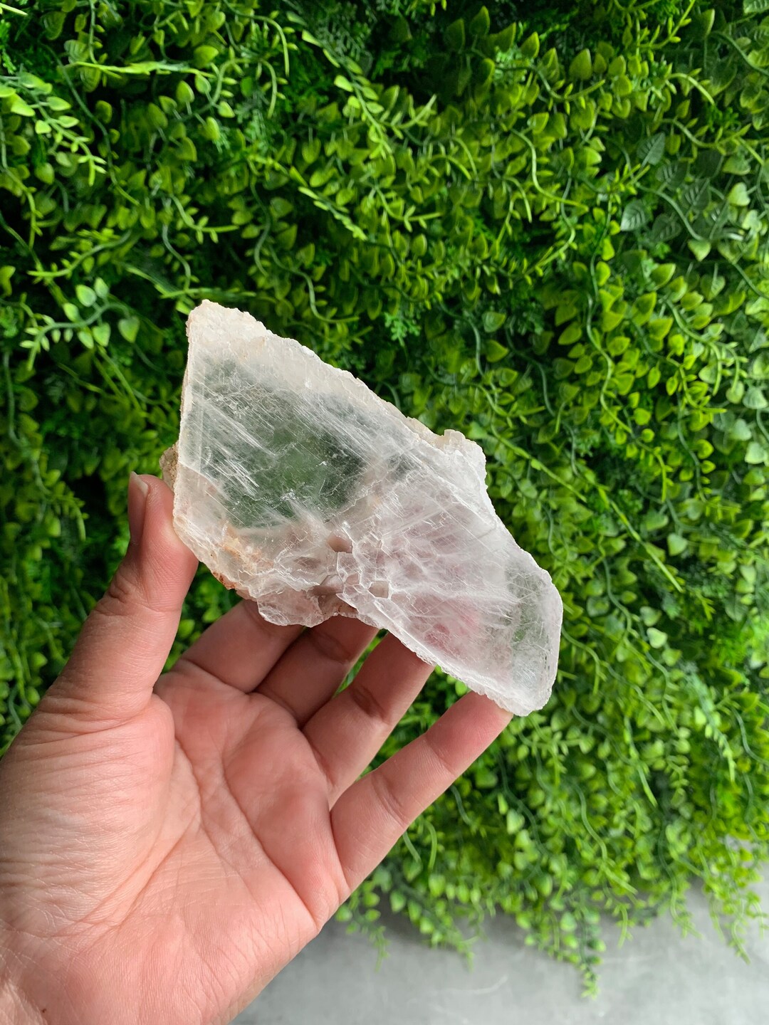 189g Clear Selenite Raw Freeform With Penetrator Smoky Quartz Points ...