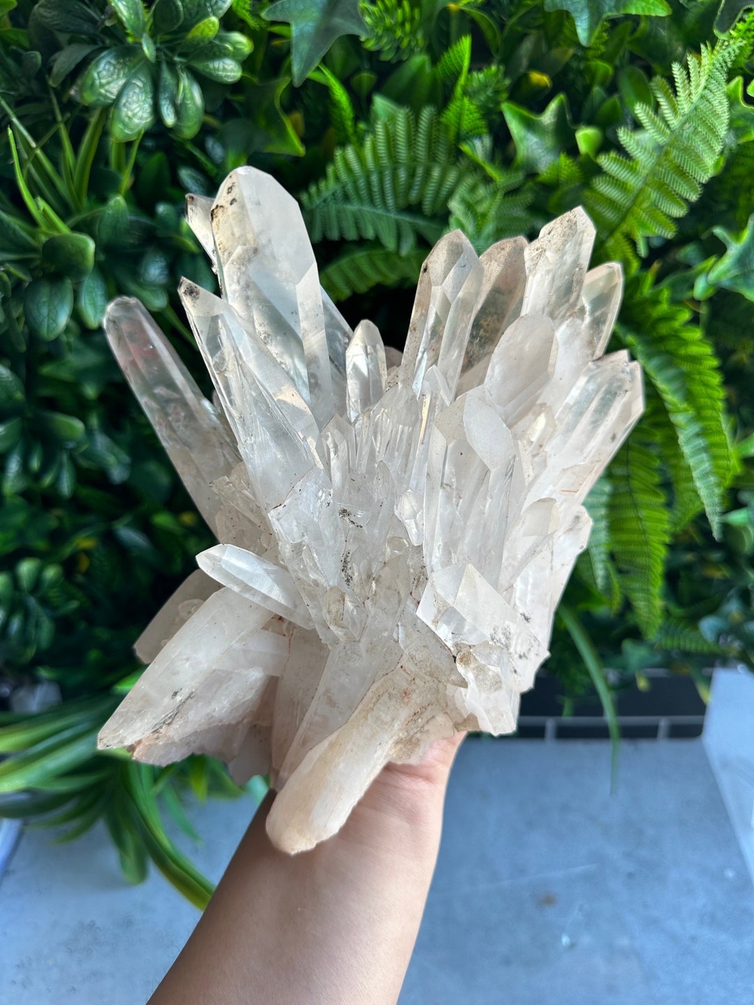 4+ Pound (2096g) Rare Himalayan Quartz Show Piece Cluster, Self Healing ...