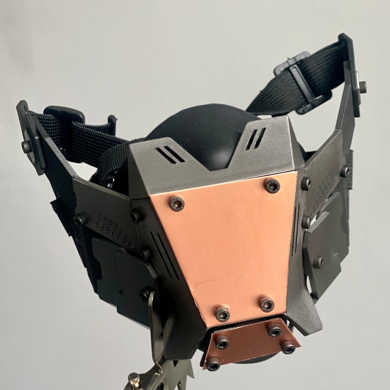 Copper Metal Mask Cyborg Futuristic Tactical Robot Steampunk - Etsy