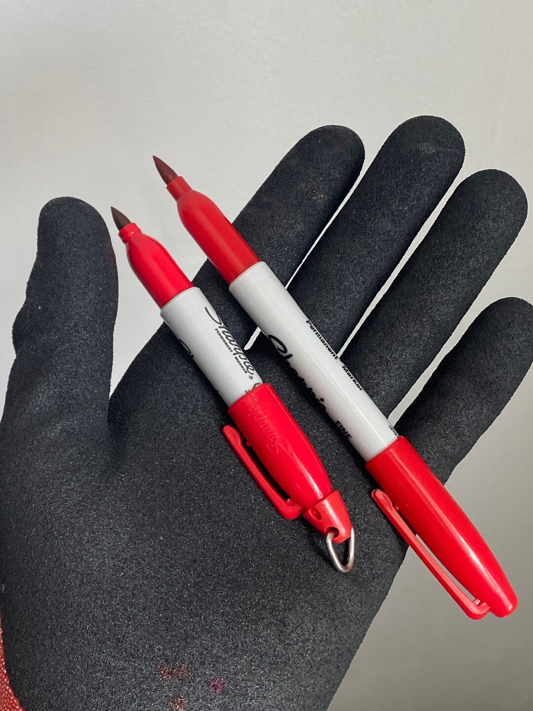 G10 Red EDC (2pcs) Large and Mini Sharpie Settactical Pen Paracord ...