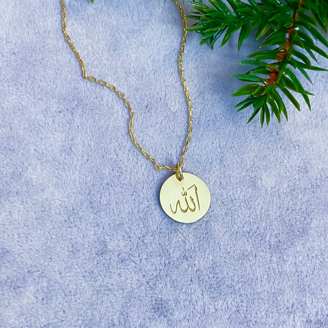 Mini God Name Symbol Necklace, Allah Necklace Mashallah Necklace ...