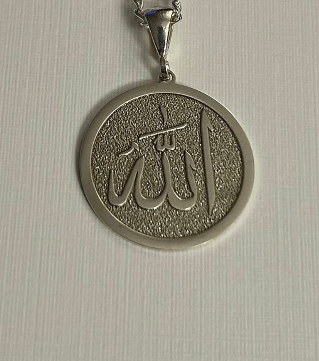 Allah Charm Pendant Quran Verse Qur'aan Kareem Necklace - Etsy