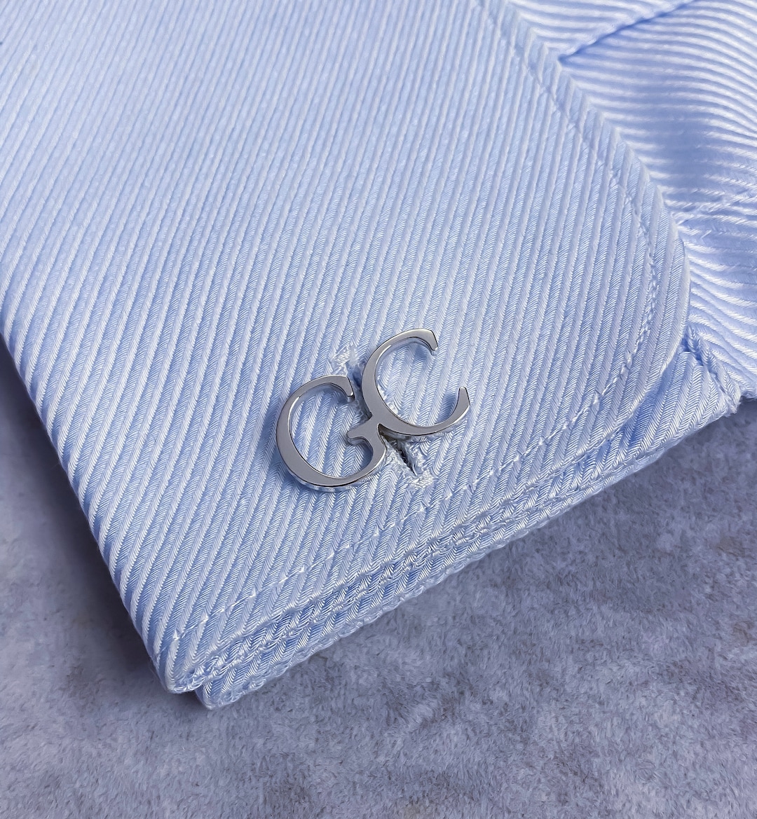 Personalized Name Cufflinks, Customize It With Your Letter, Initials ...