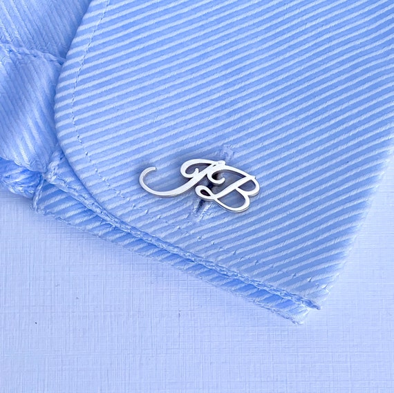 Signature Name Cufflinks Customize It With Your Letter - Etsy
