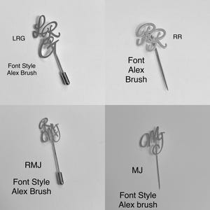 Personalized Name Brooch Lapel Pin,sterling Silver 925, Grooms Men Lapel Pin, Unisex Brooch Pin ...
