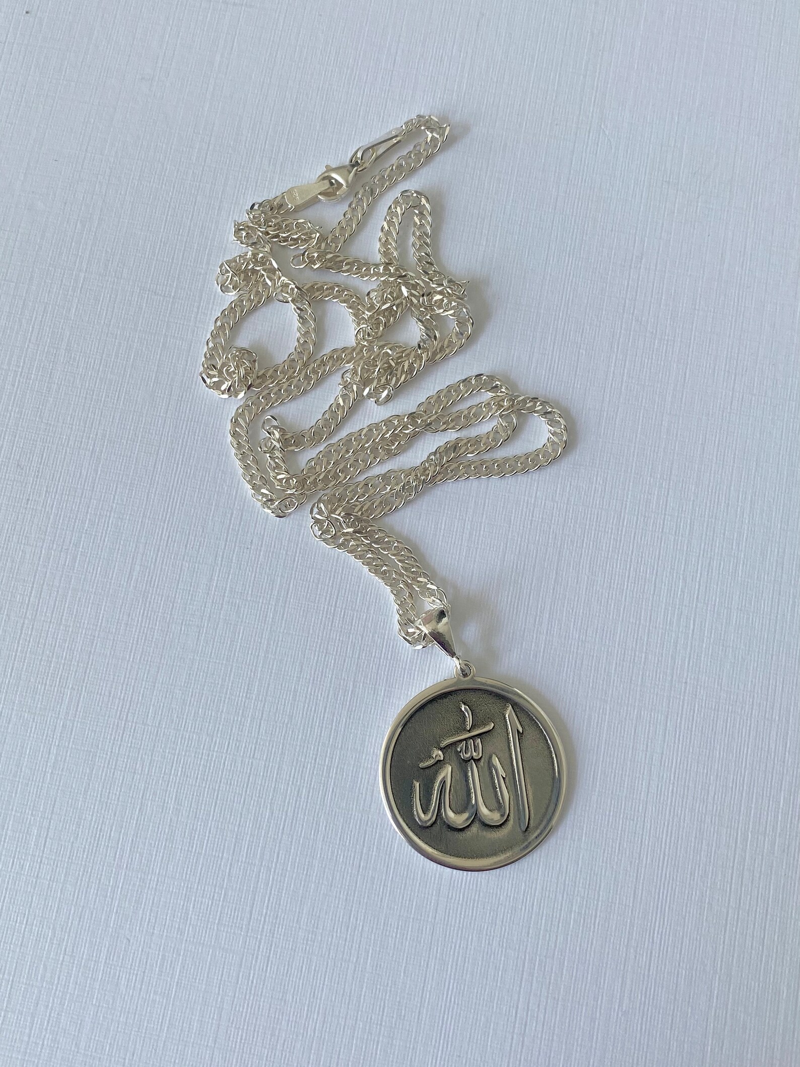 God Name Symbol Necklace Allah Necklace Muslim Pendant - Etsy
