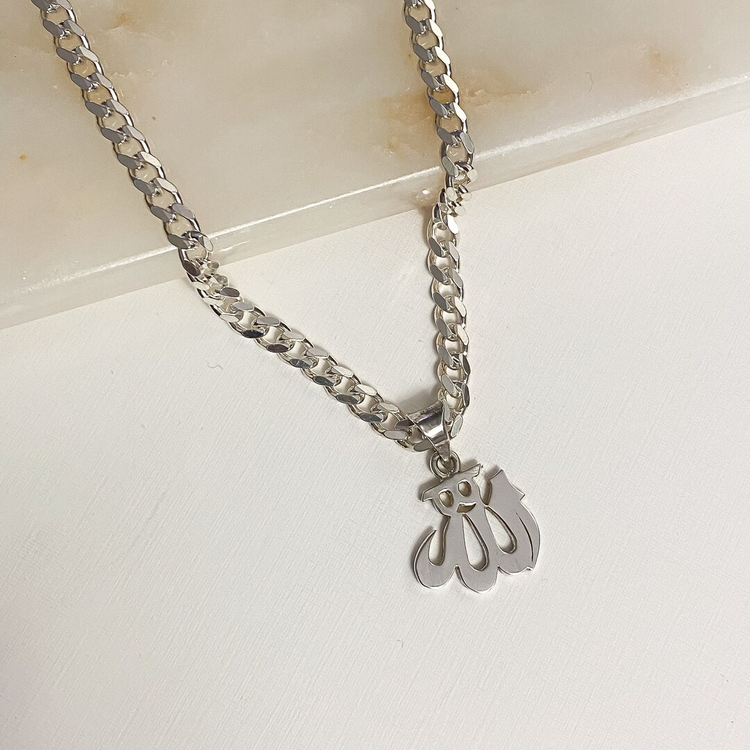 Allah Charm Pendant, Quran Verse, Qur'aan Kareem Necklace, Doa Quarani ...