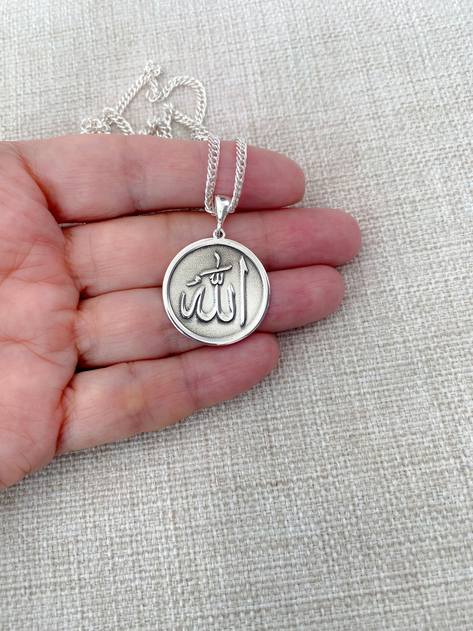 God Name Symbol Necklace Allah Necklace Muslim Pendant - Etsy
