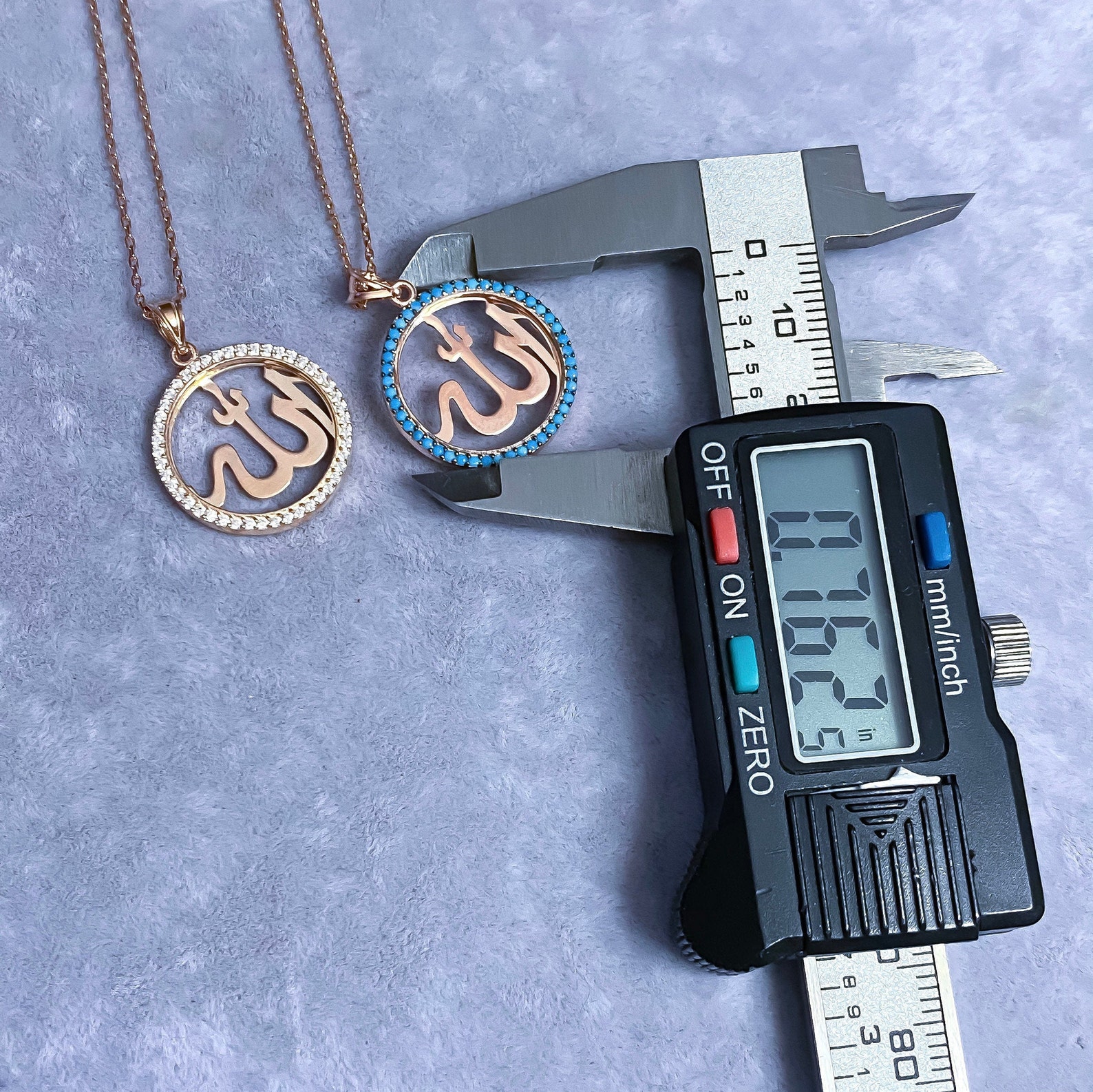 God Name Symbol Necklace Allah Necklace Muslim Pendant | Etsy