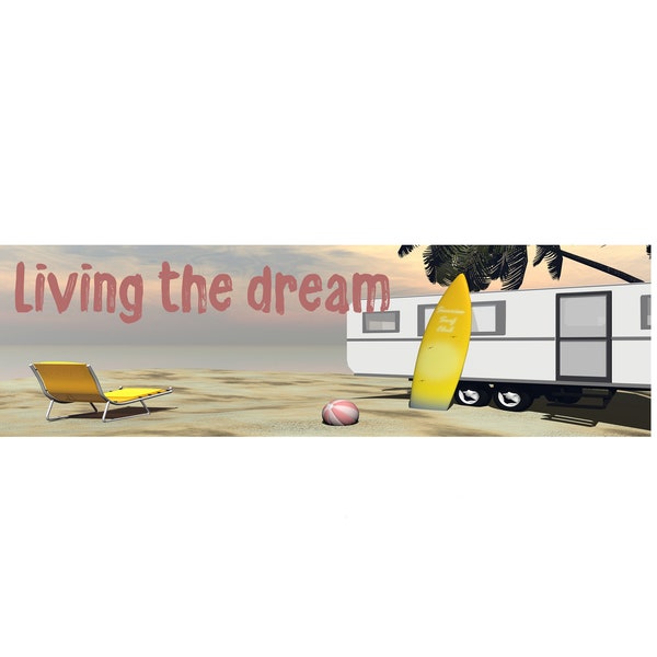Motorhome Bumper Sticker - Etsy