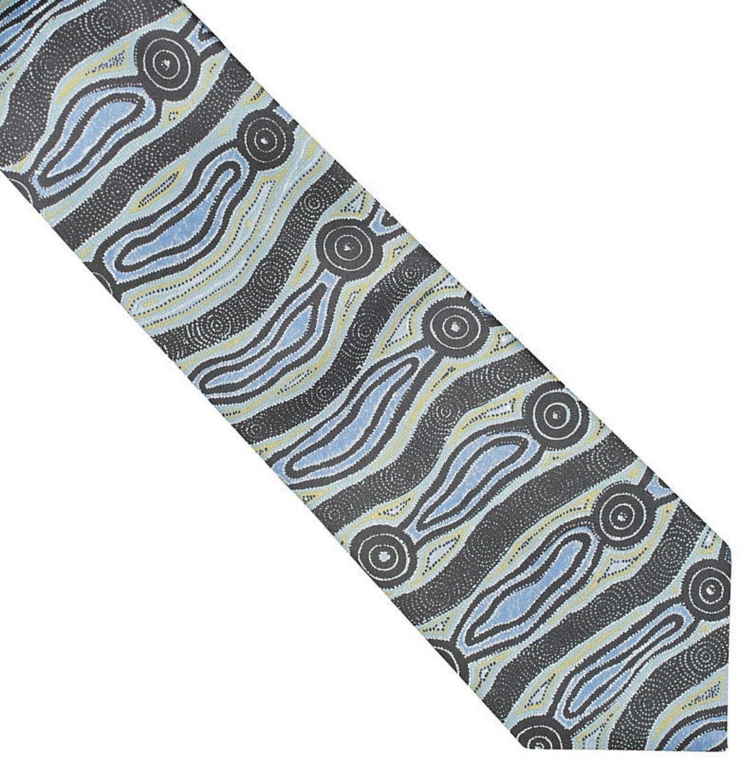 Aboriginal Tie, Men's Tie, Suit Tie Australian Made Yijan Water ...