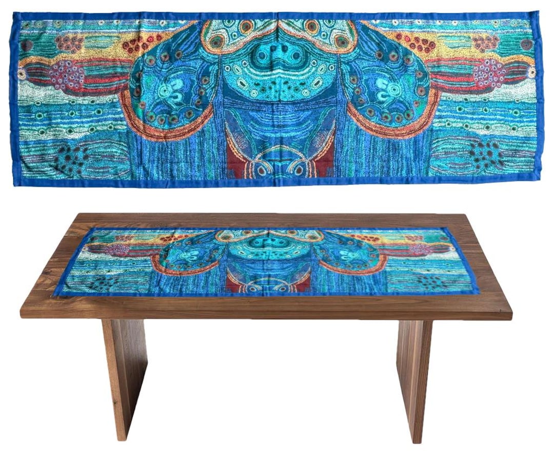 Aboriginal Table Runner - 150x45cm - Cotton - Julie Woods - Australia ...