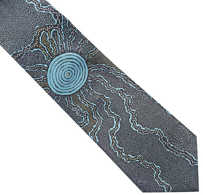 Aboriginal Tie Men's Tie Suit Tie Australian Made - Etsy
