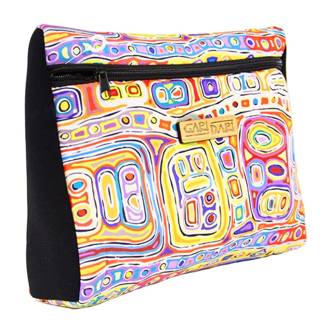 Large Toiletry Bag, Makeup Bag, Wash Bag - Aboriginal Art - Felicity ...