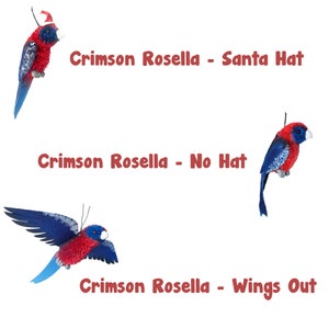 Australian Bird Christmas Ornament Hanging Xmas Tree, Figurine BUY 2 ...