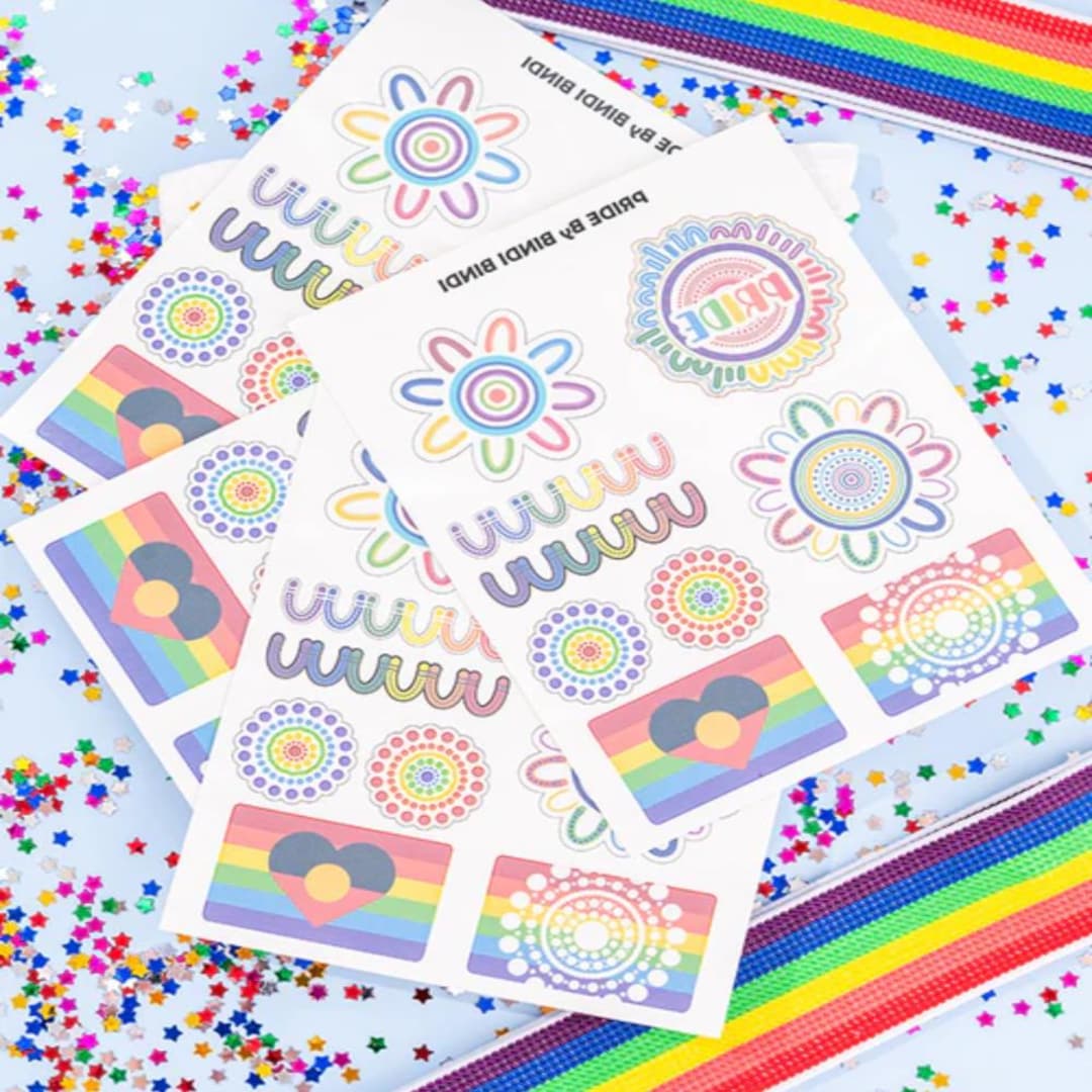 9 X Temporary Tattoos - Aboriginal 'pride' LQBTIQ - Australia, Gay ...