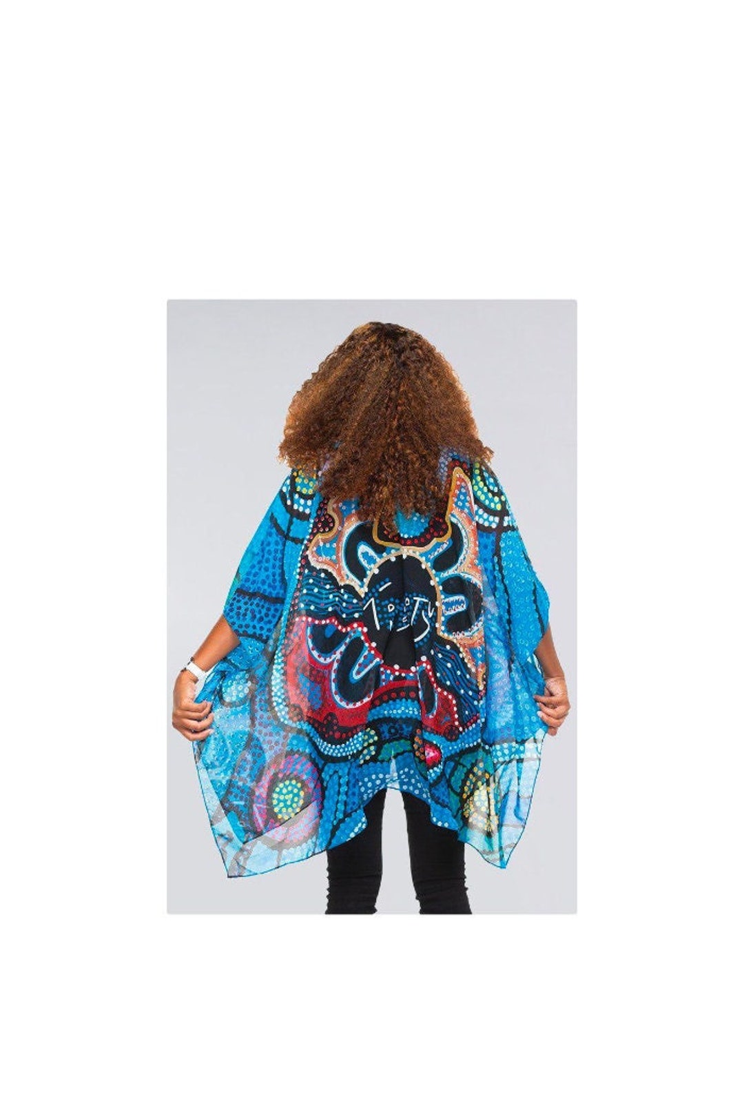 Aboriginal Shawl Chiffon First Nation Voice Australian, Indigenous ...