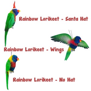 Australian Bird Christmas Ornament Hanging Xmas Tree, Figurine BUY 2 ...