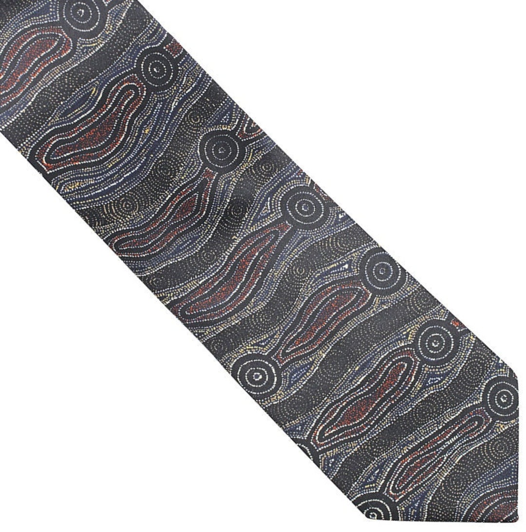Aboriginal Tie, Men's Tie, Suit Tie Australian Made Yijan Water ...