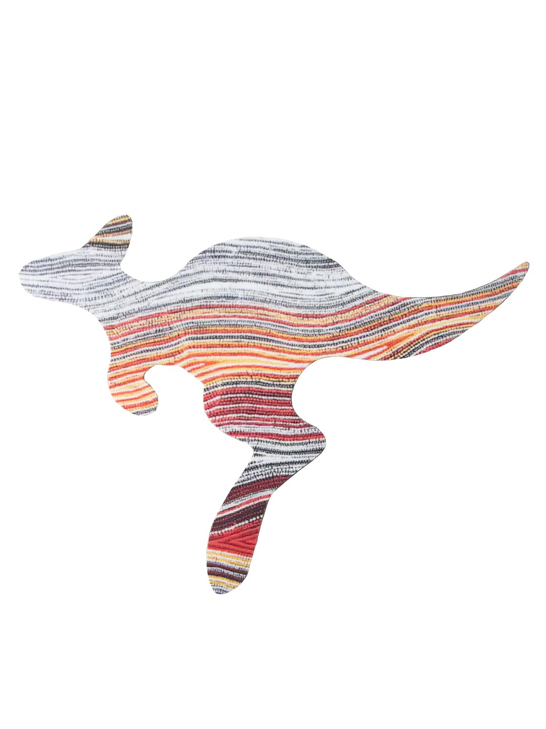 Aboriginal Fridge Magnet - Kangaroo - Made in Australia - Flexi - Elsie ...