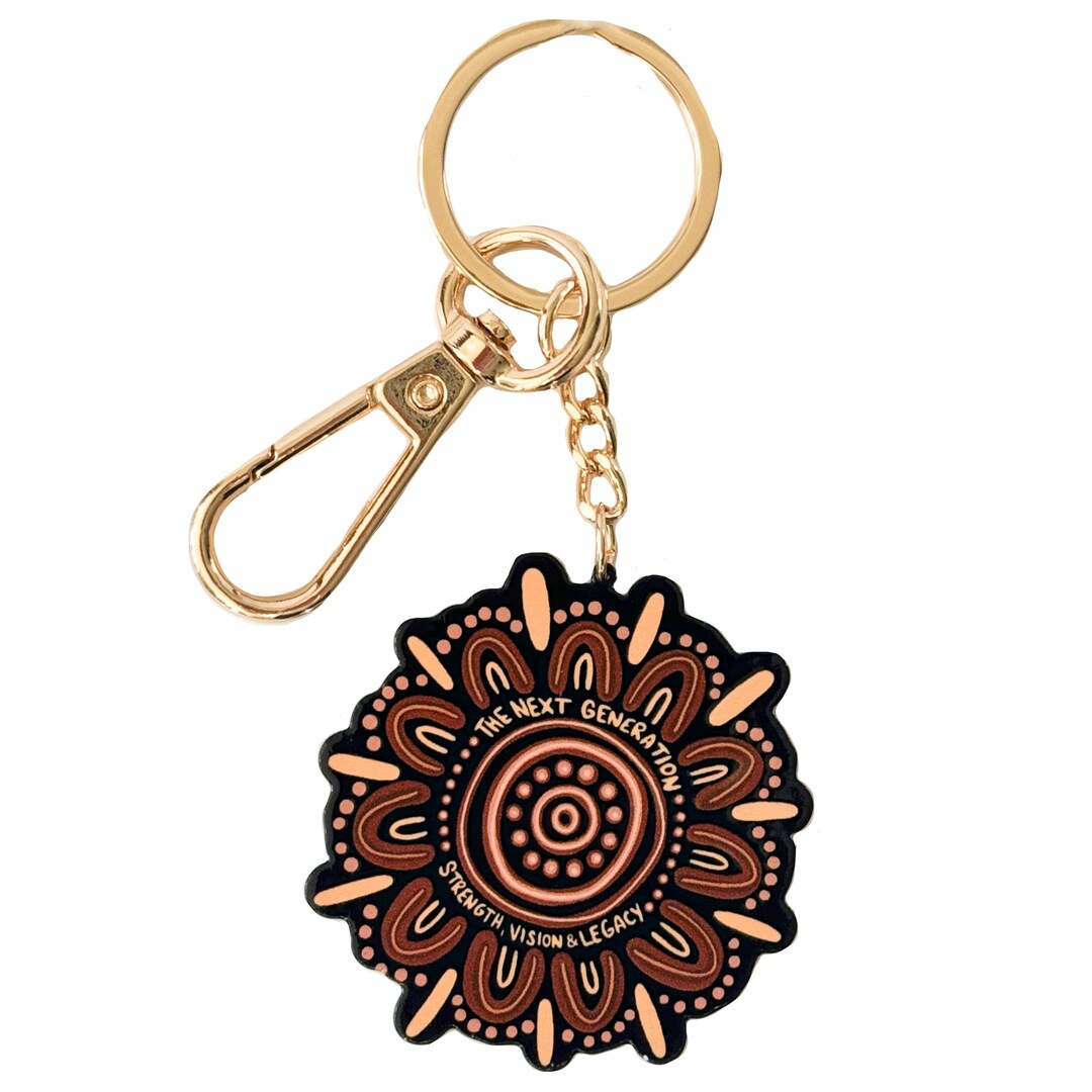 Keyring, Keychain - Aboriginal Art - Celebrating Our Future - Australia ...