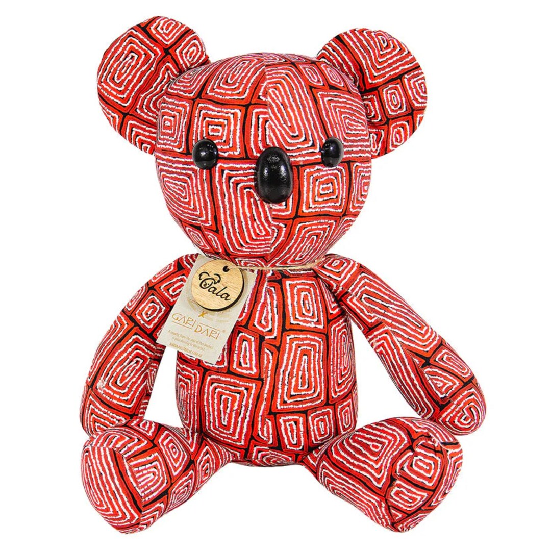 Koala Soft Toy, 29cm Aboriginal Art Thomas Tjapaltjarri Australia ...